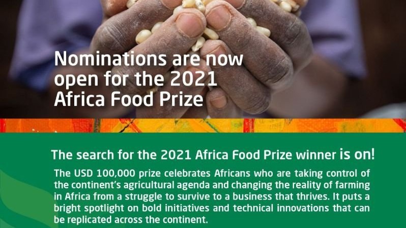 Africa Food Prize 2021 - Agrarian Opportunities